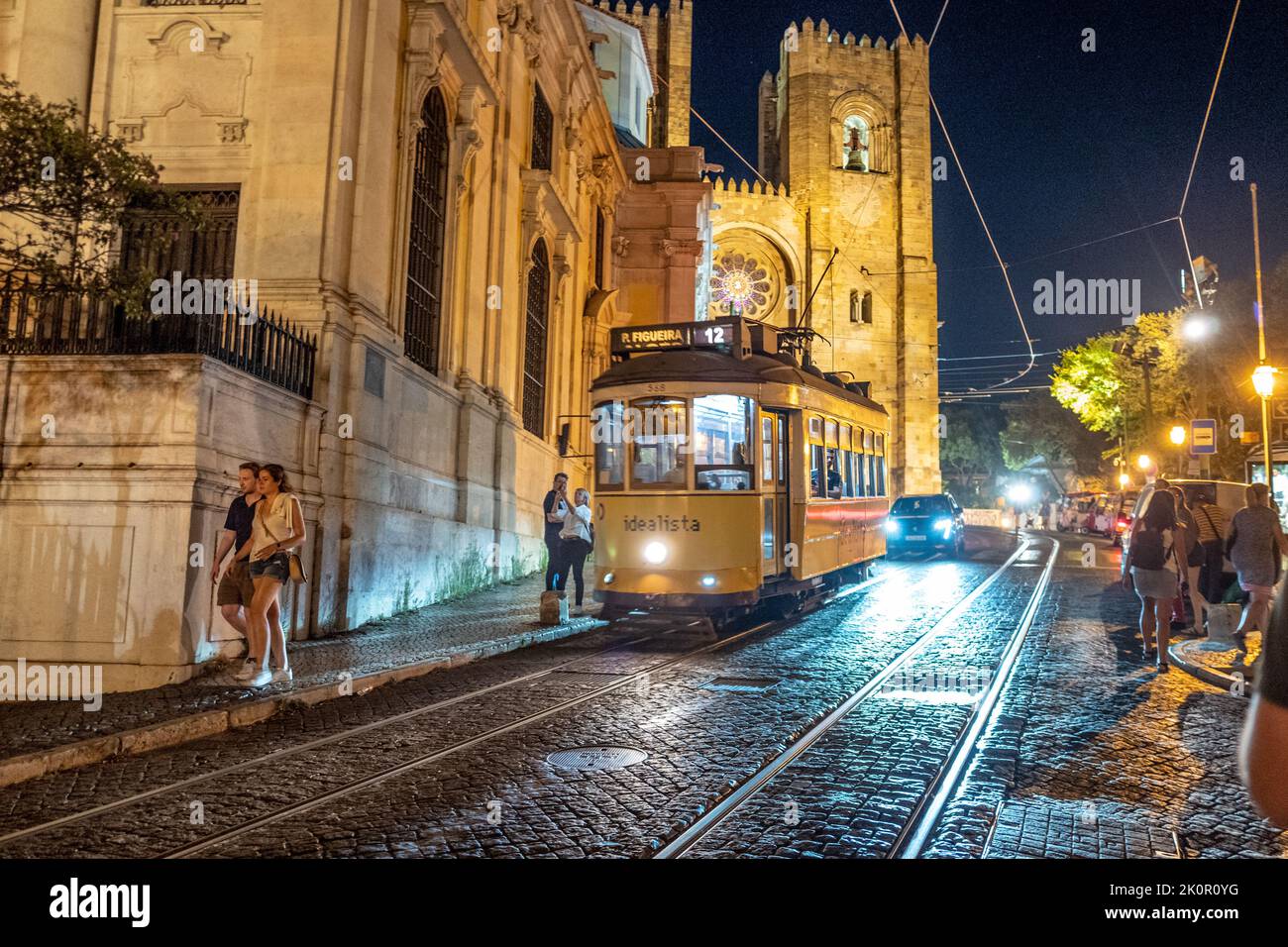 Lisbon, September 9th 2022: Tram in Lisbon, the capital city of ...