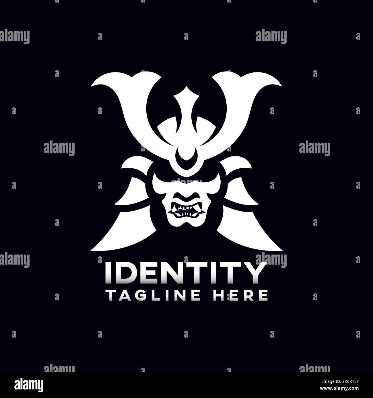 Samurai logo hi-res stock photography and images - Alamy