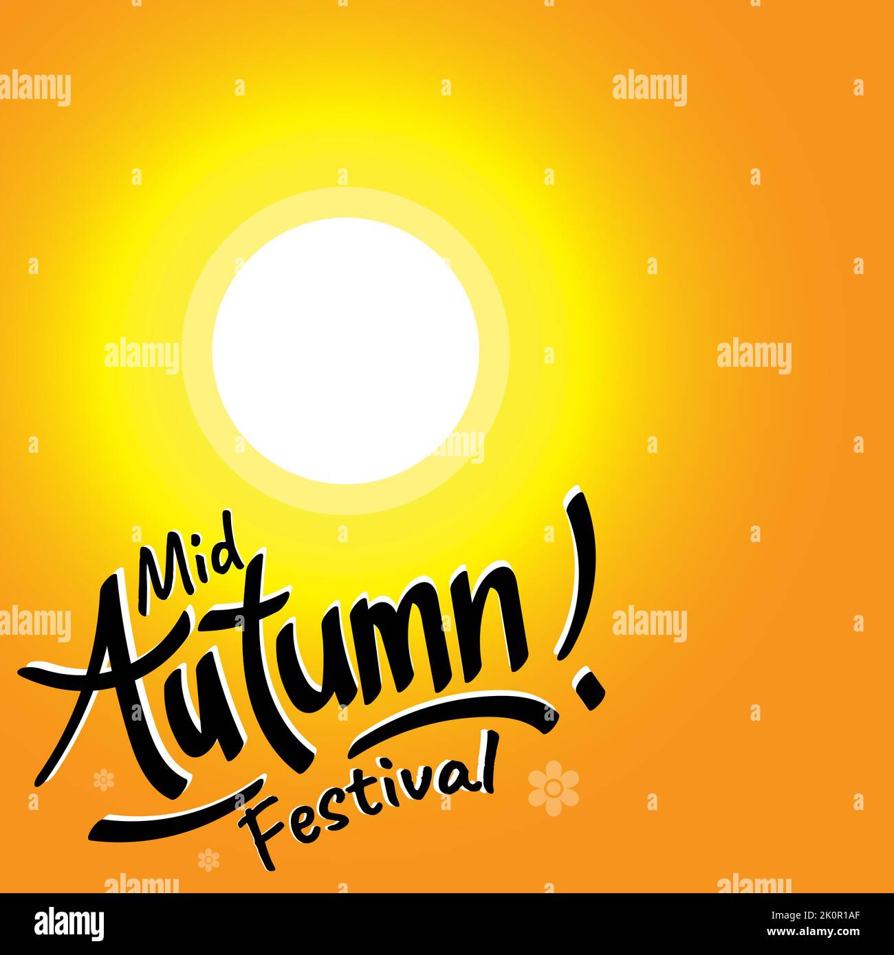 Trendy Mid Autumn Festival design of backgrounds, greeting cards ...