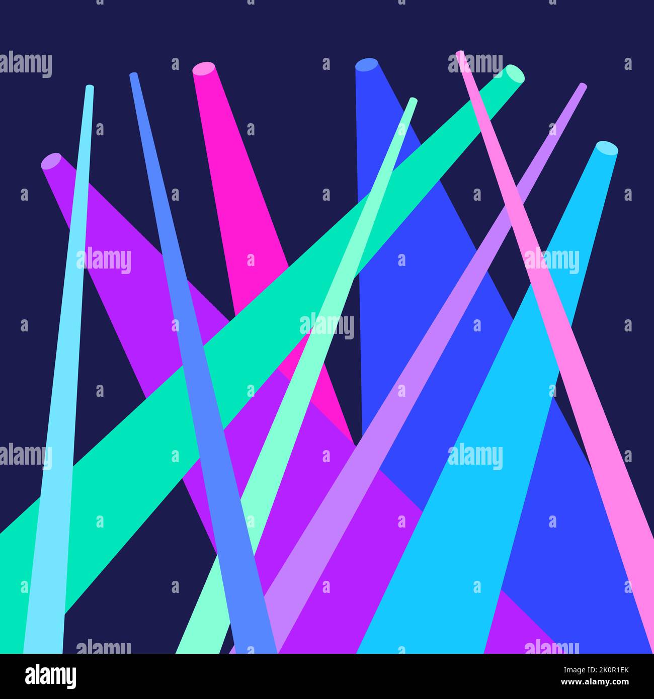 Illustration of color spotlights. Image for party flyer Stock Vector ...