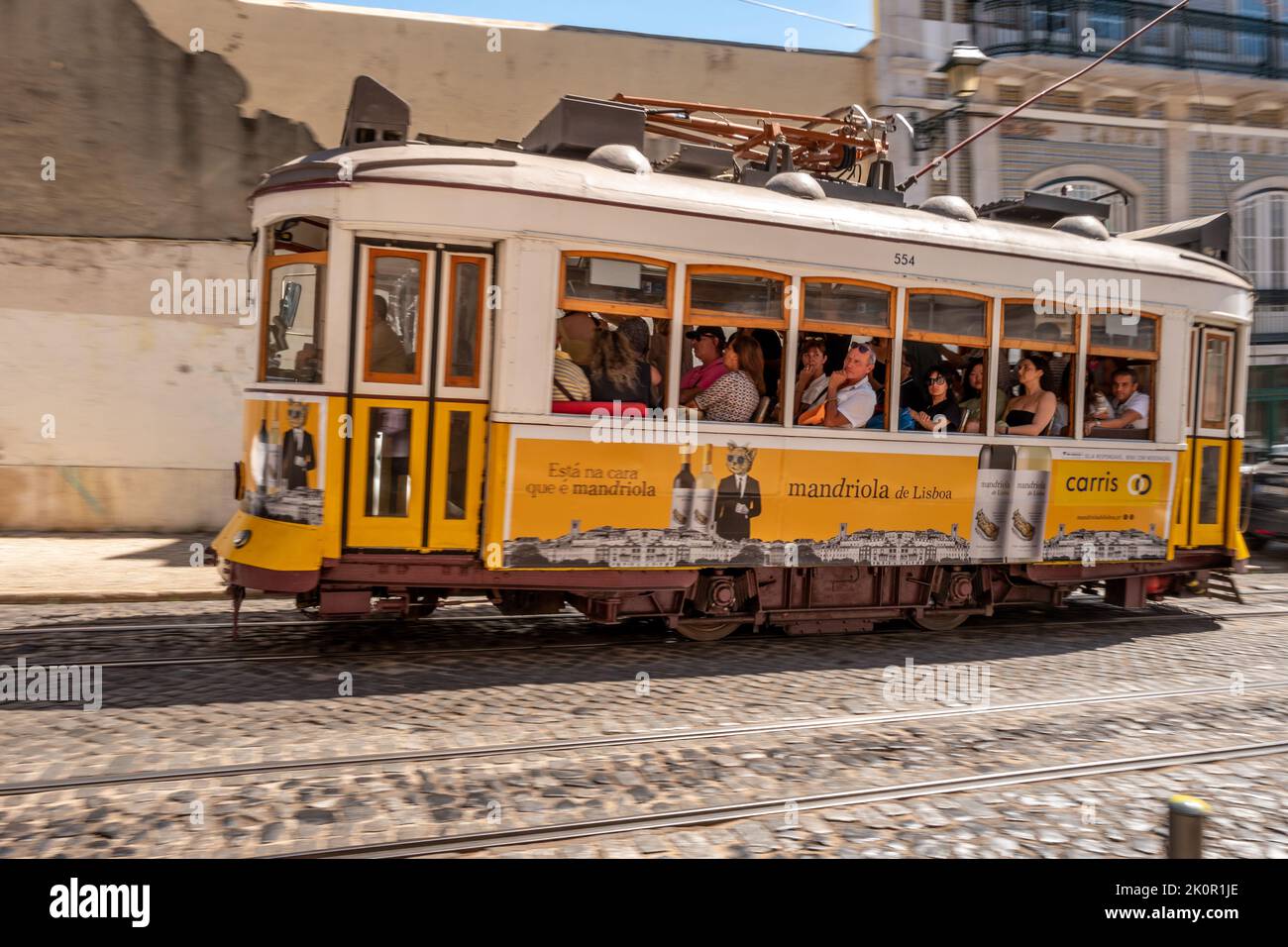Lisbon, September 9th 2022: Tram in Lisbon, the capital city of ...
