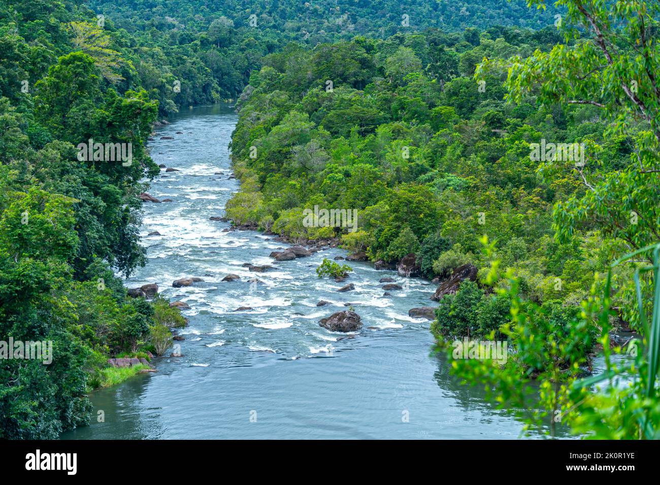 View of Tully River Gorge from Frank Roberts Lookout on Tully Gorge ...