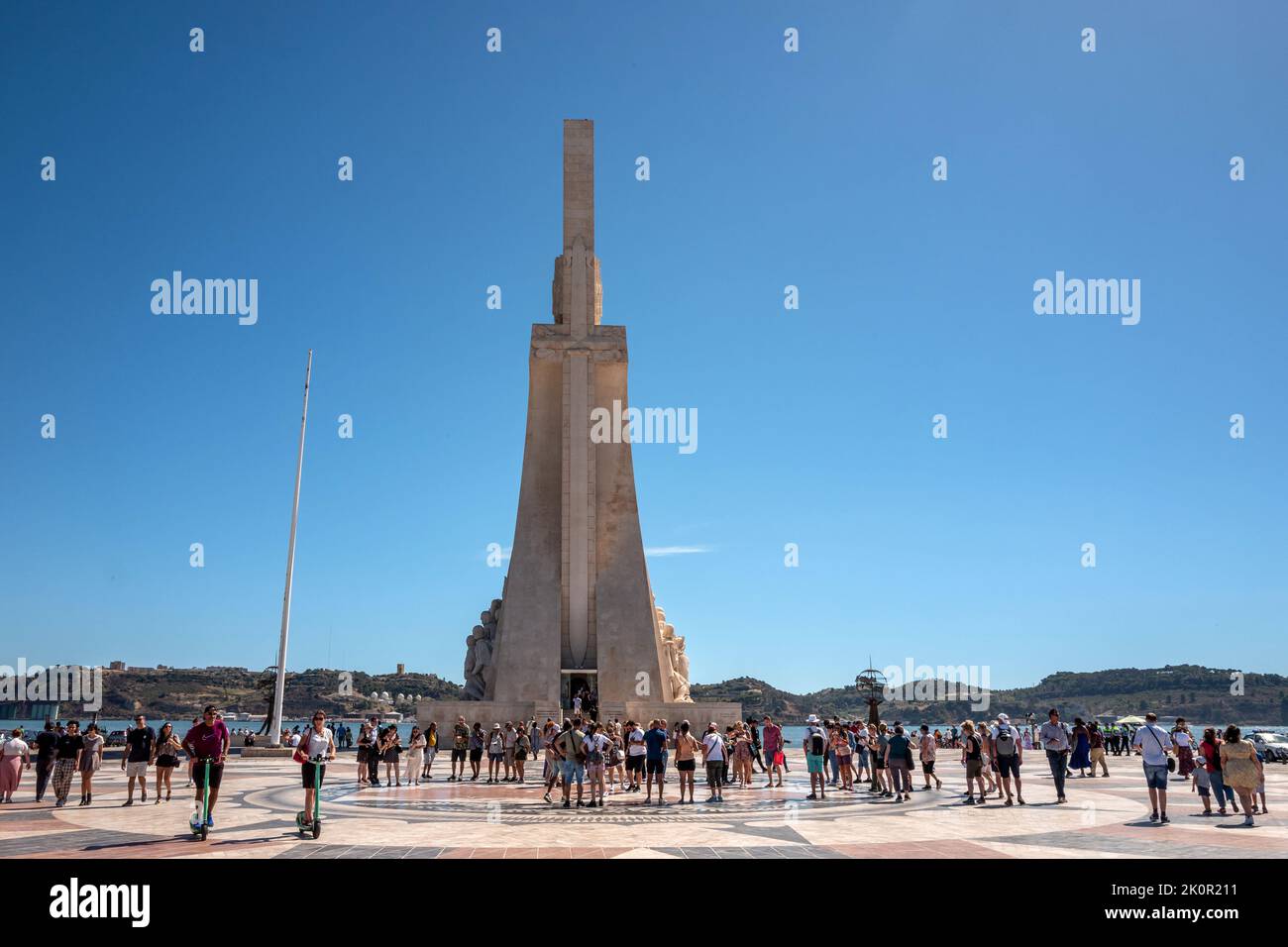 Lisbon, September 9th 2022: The Monument to the Discoveries (Padrão dos ...
