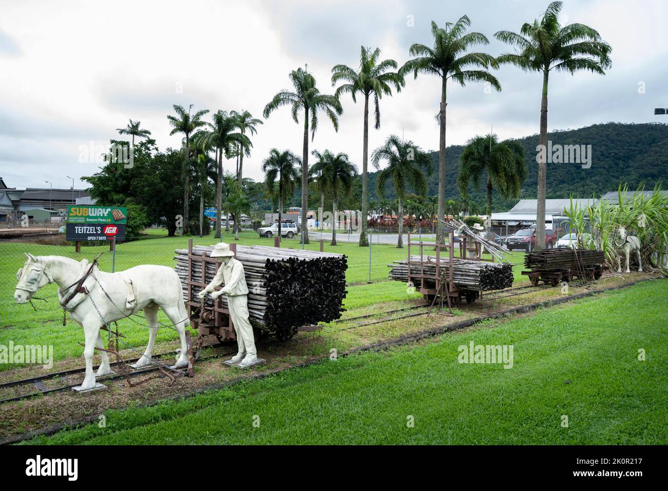 Tully Sugar Pioneer Memorial, beside the Tully Sugar Mill, Tully, North ...