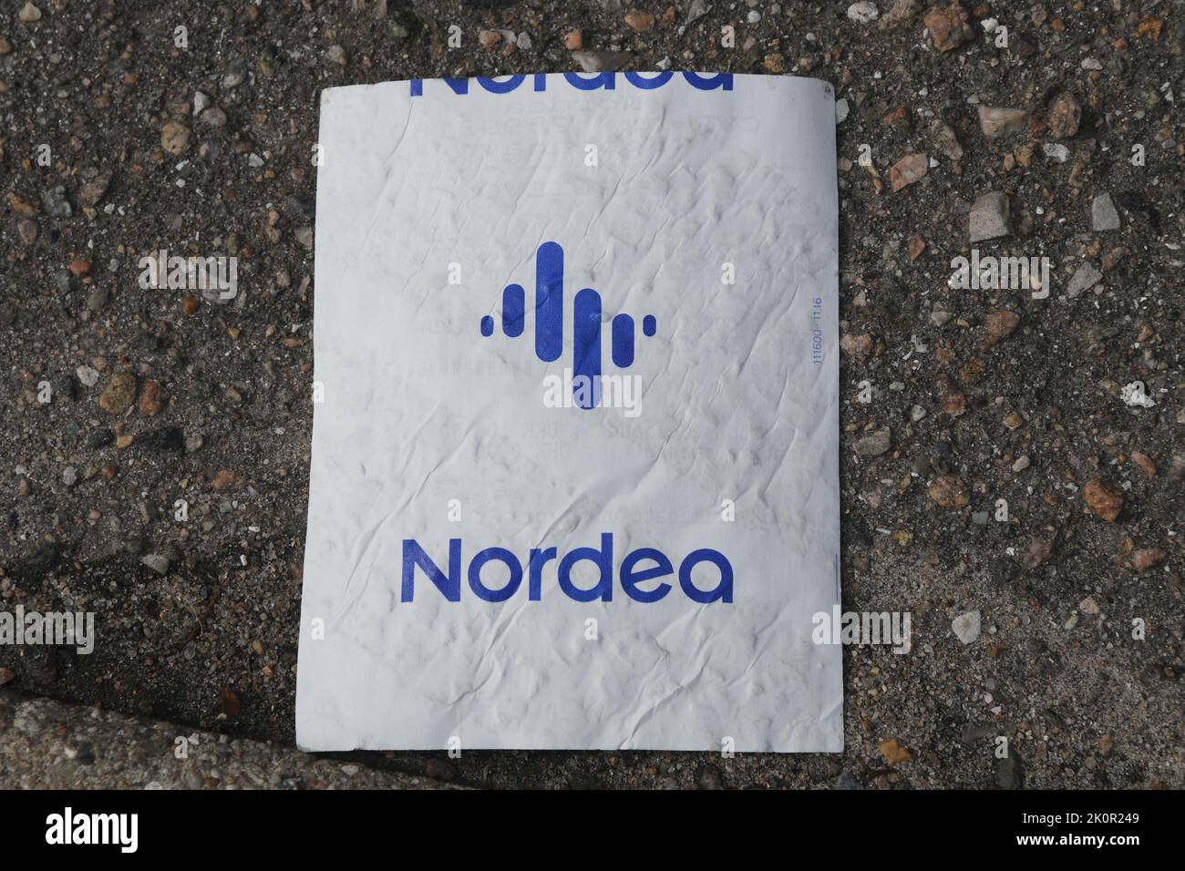 Copenhagen /Denmark/13.September 2022/Nordea bank in Copenhagen city in ...