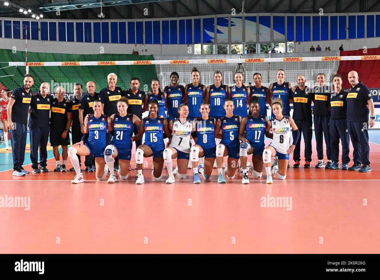 Naples, Italy. 12th Sep, 2022. the formation of Italy and DHL TESTMATCH ...