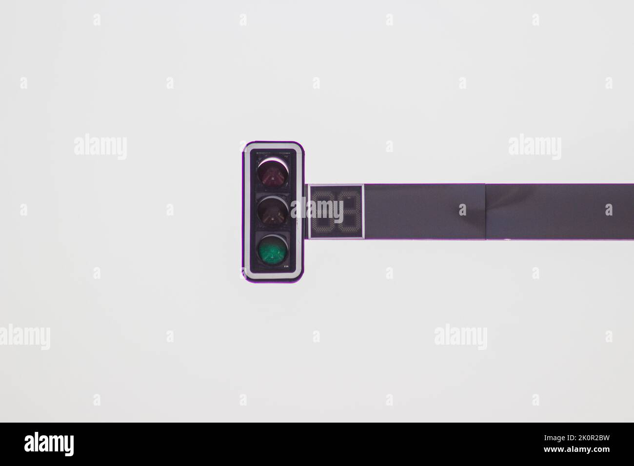 traffic light post no light timer off Stock Photo - Alamy