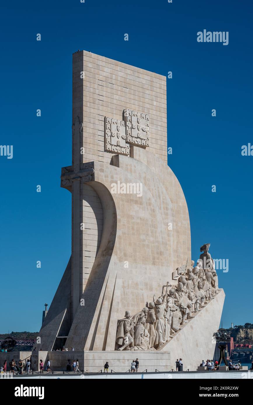 Lisbon, September 9th 2022: The Monument to the Discoveries (Padrão dos ...