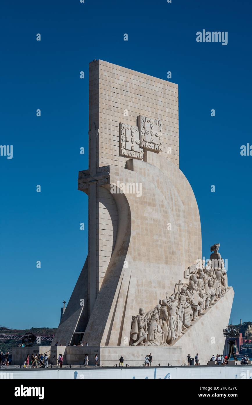Lisbon, September 9th 2022: The Monument to the Discoveries (Padrão dos ...