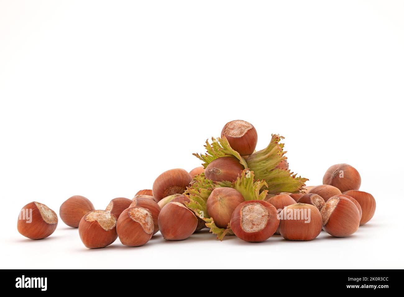 Group of hazelnuts Cut Out Stock Images & Pictures - Alamy