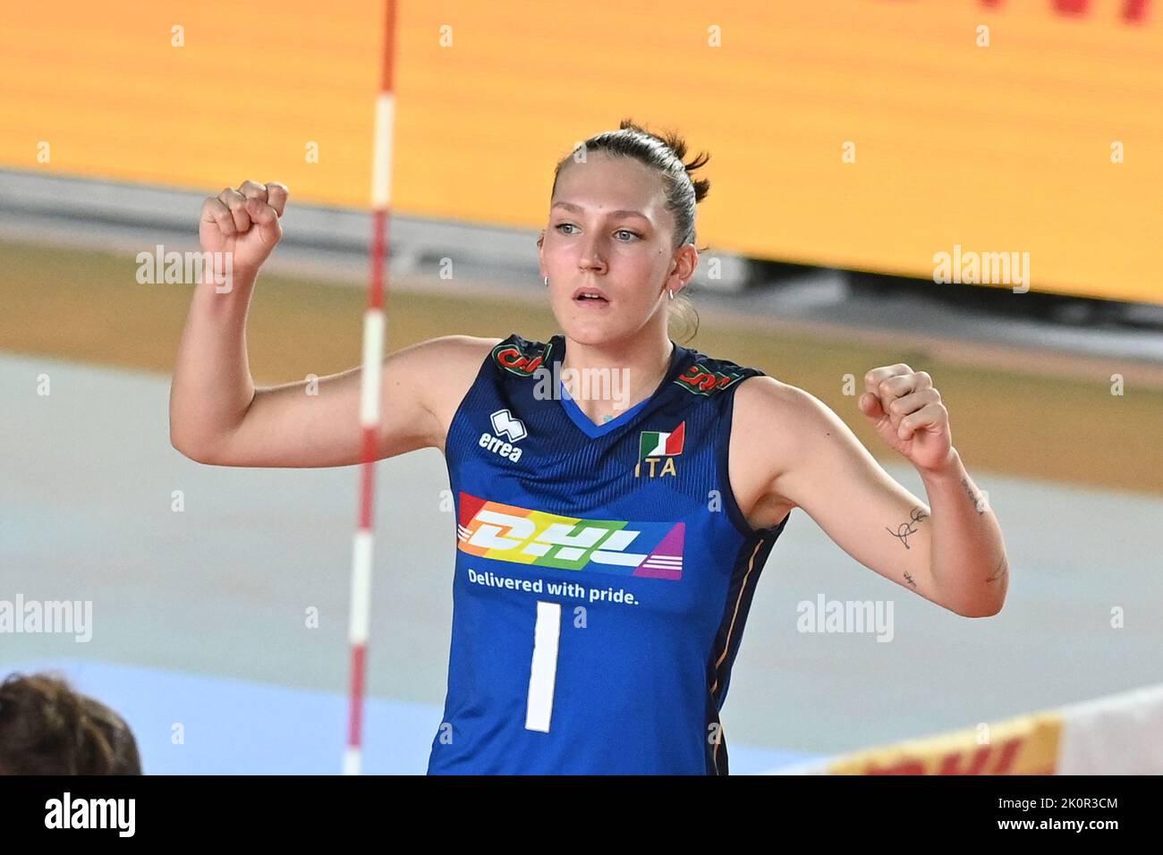 Naples, Italy. 12th Sep, 2022. Lubian Marina during DHL TESTMATCH ROAD ...