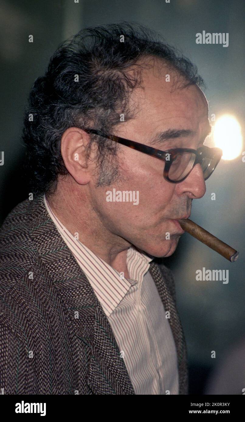File photo dated May 1985 of Jean-Luc Godard promoting his film ...
