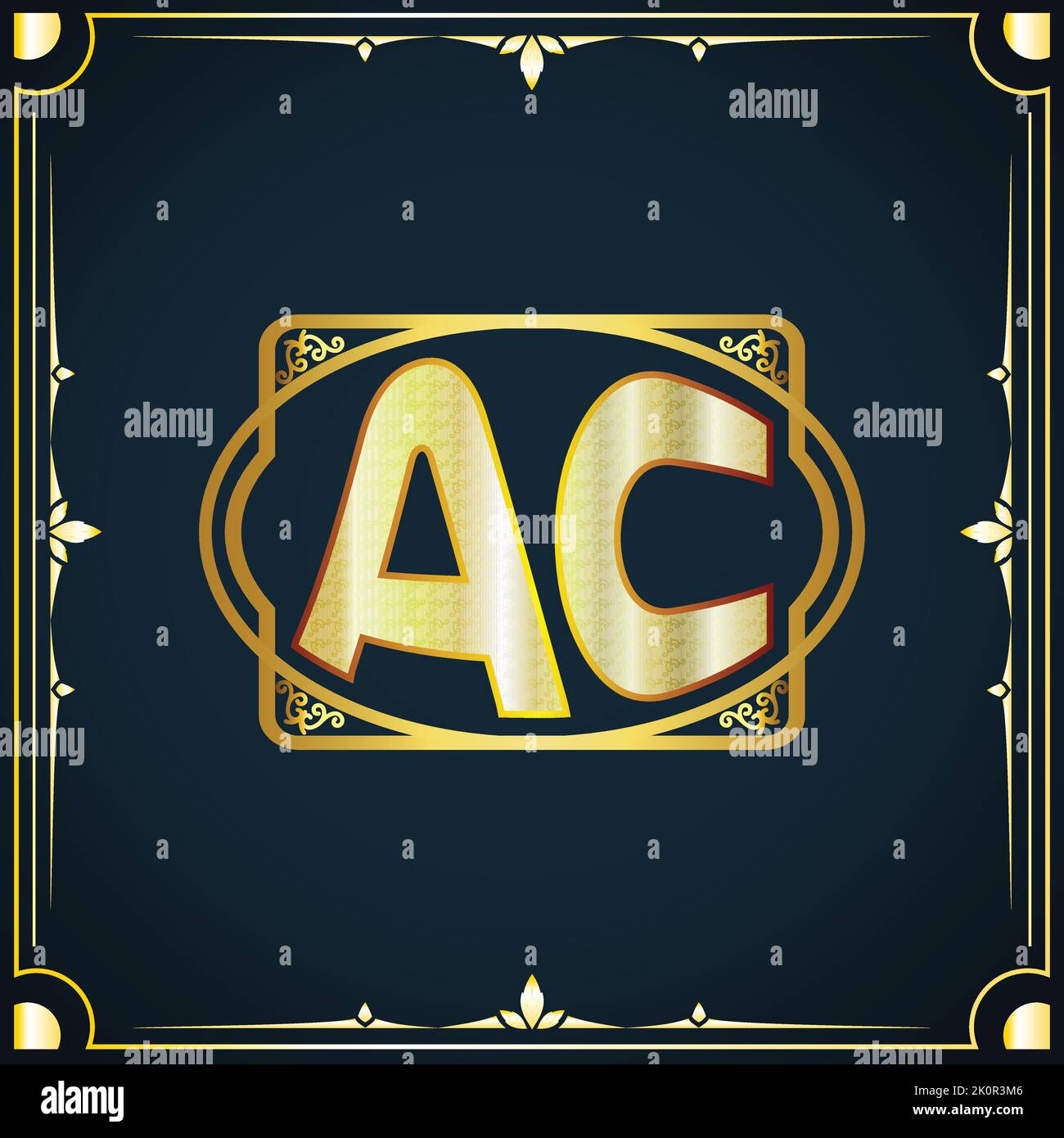 Luxury ac logo hi-res stock photography and images - Alamy