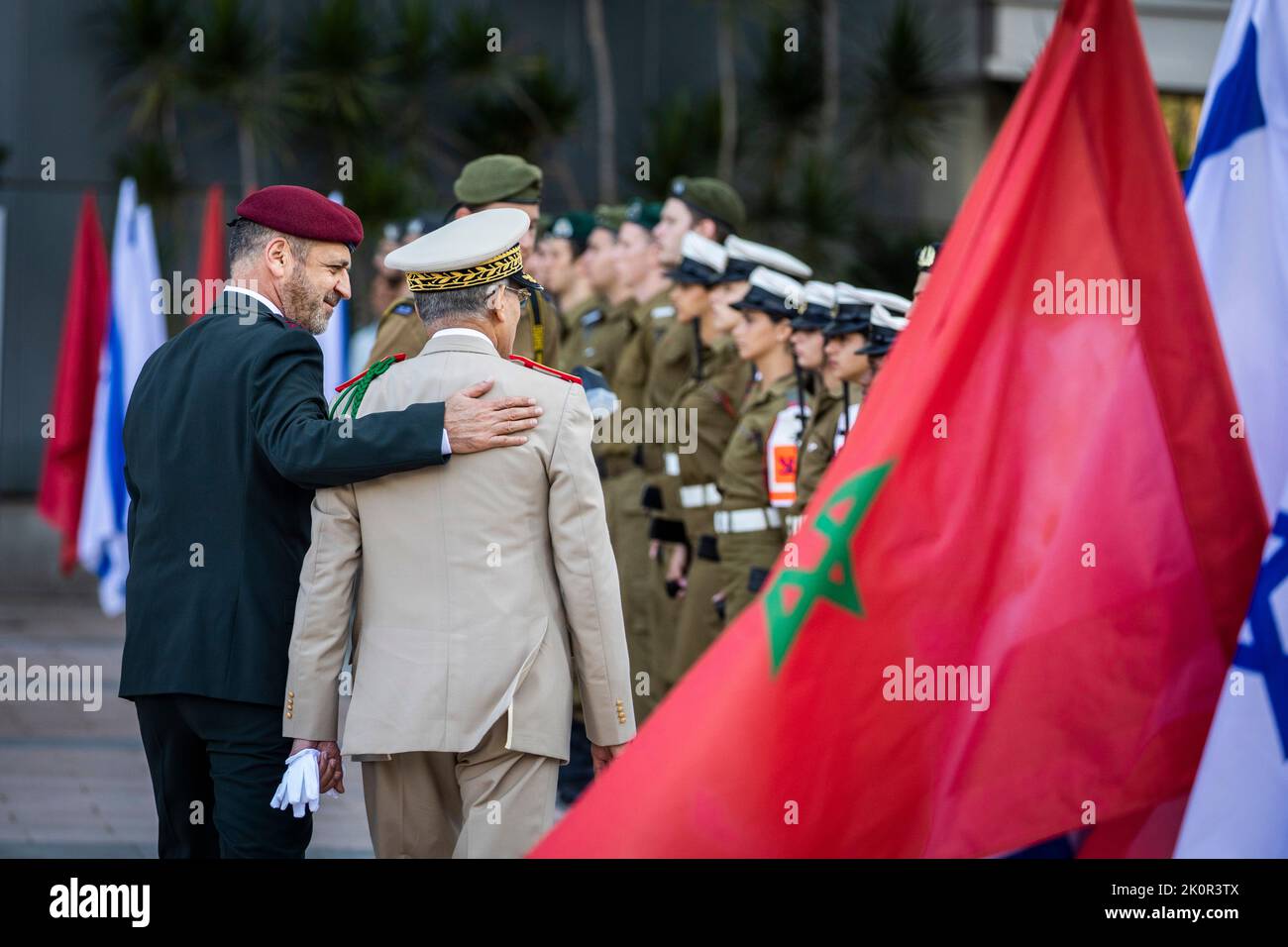 Tel Aviv, Israel. 13th Sep, 2022. Aviv Kochavi (L), Chief of General ...