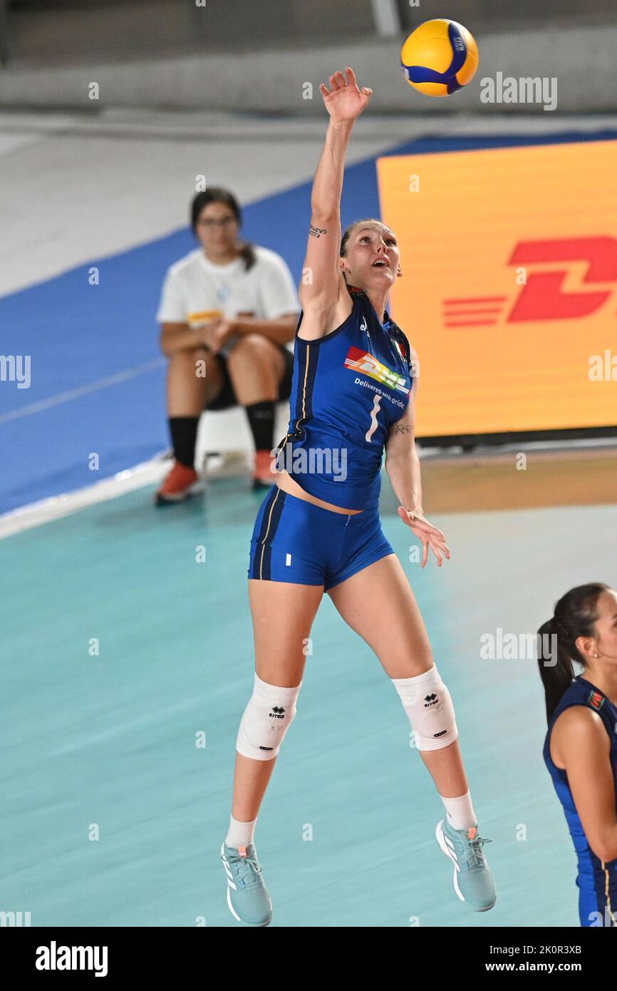 Naples, Italy. 12th Sep, 2022. Lubian Marina during DHL TESTMATCH ROAD ...