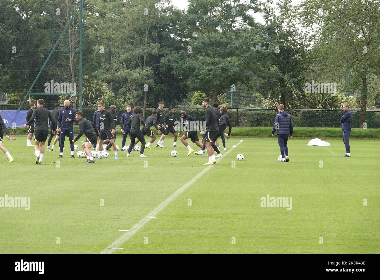 Cobham, Surrey, UK. 13th Sep, 2022. New Boss Graham Potter oversees ...