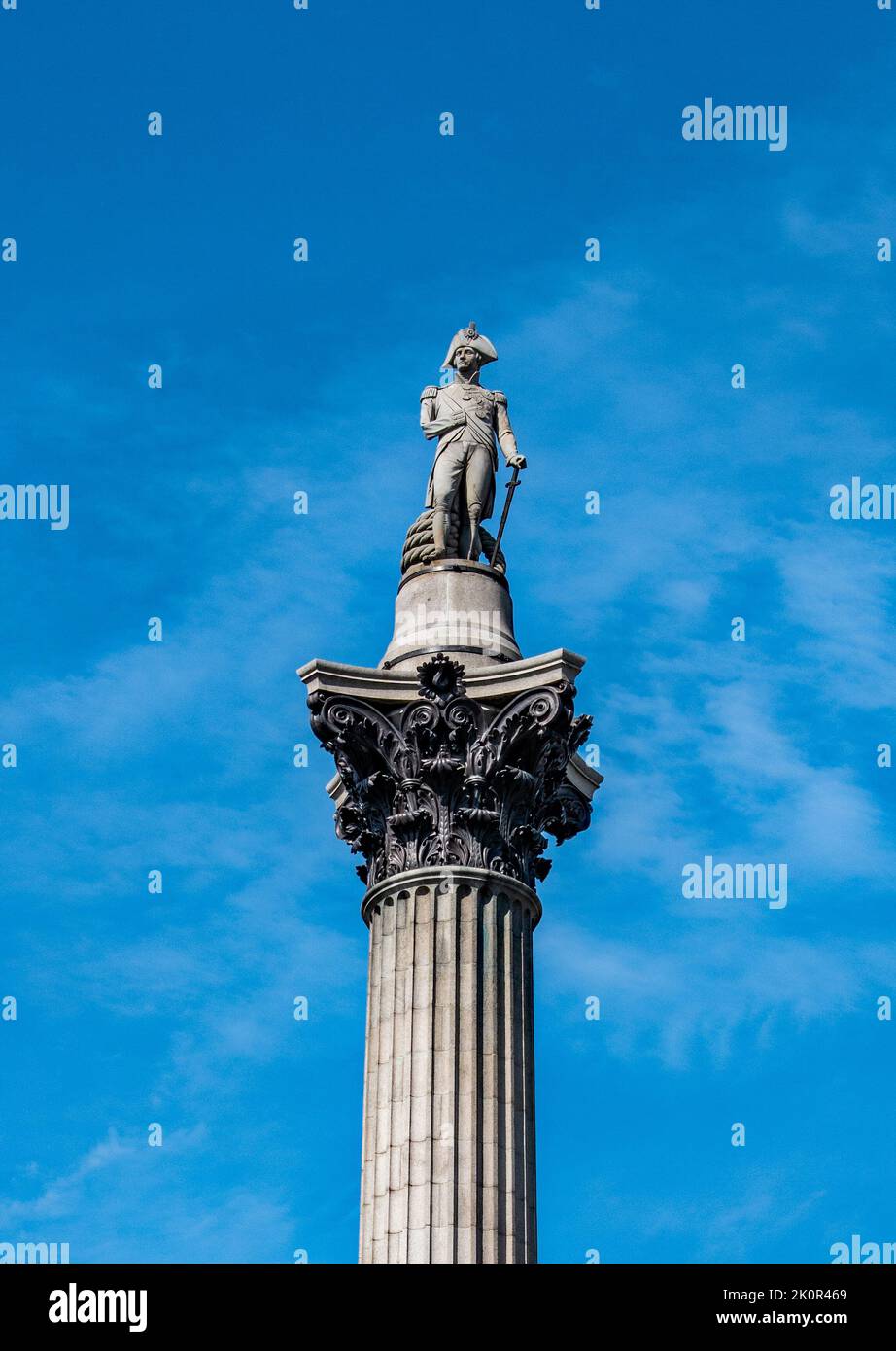 Nelsons Column, Trafalgar Square, London Stock Photo - Alamy