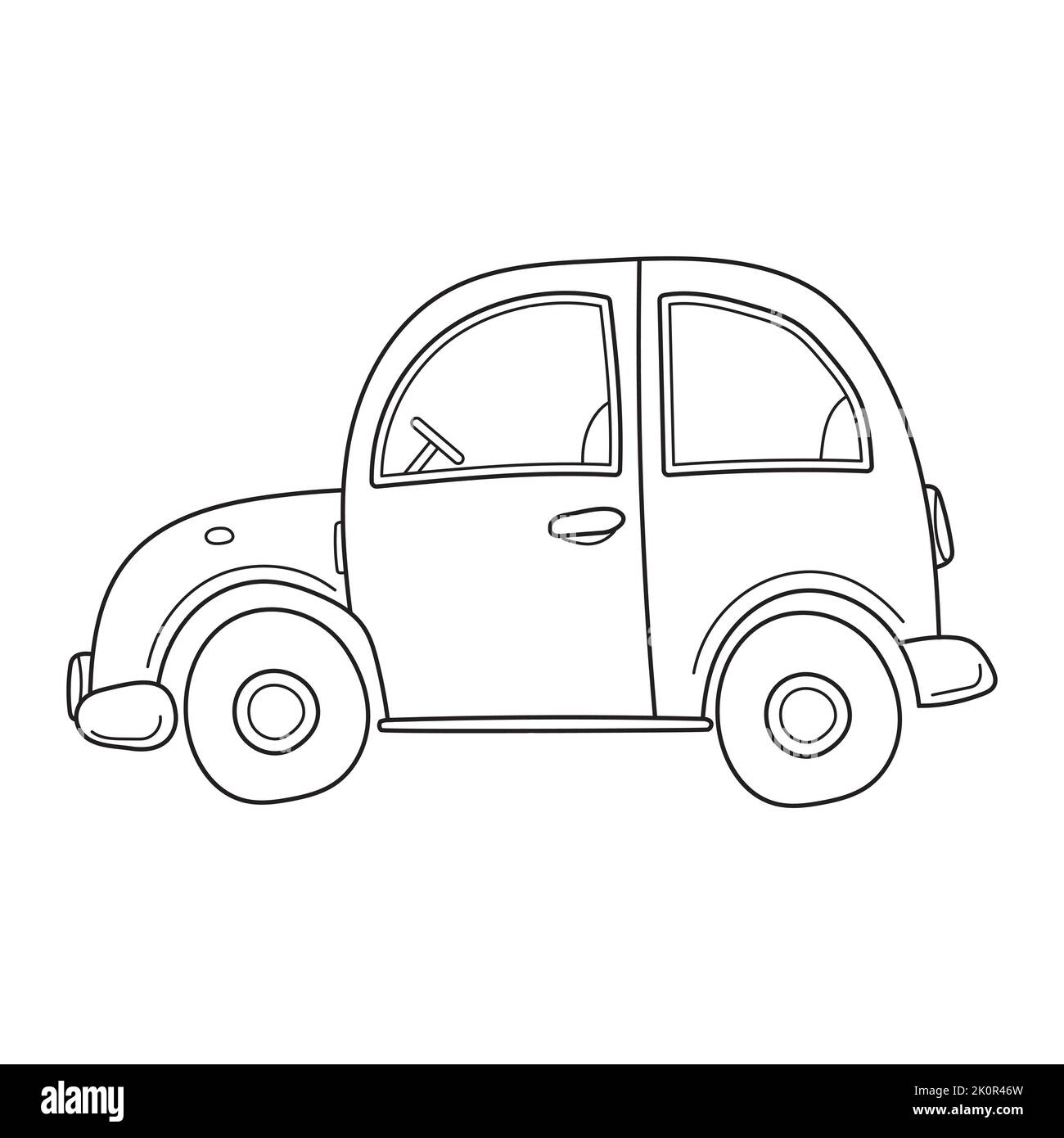 Simple Toy Car Drawing