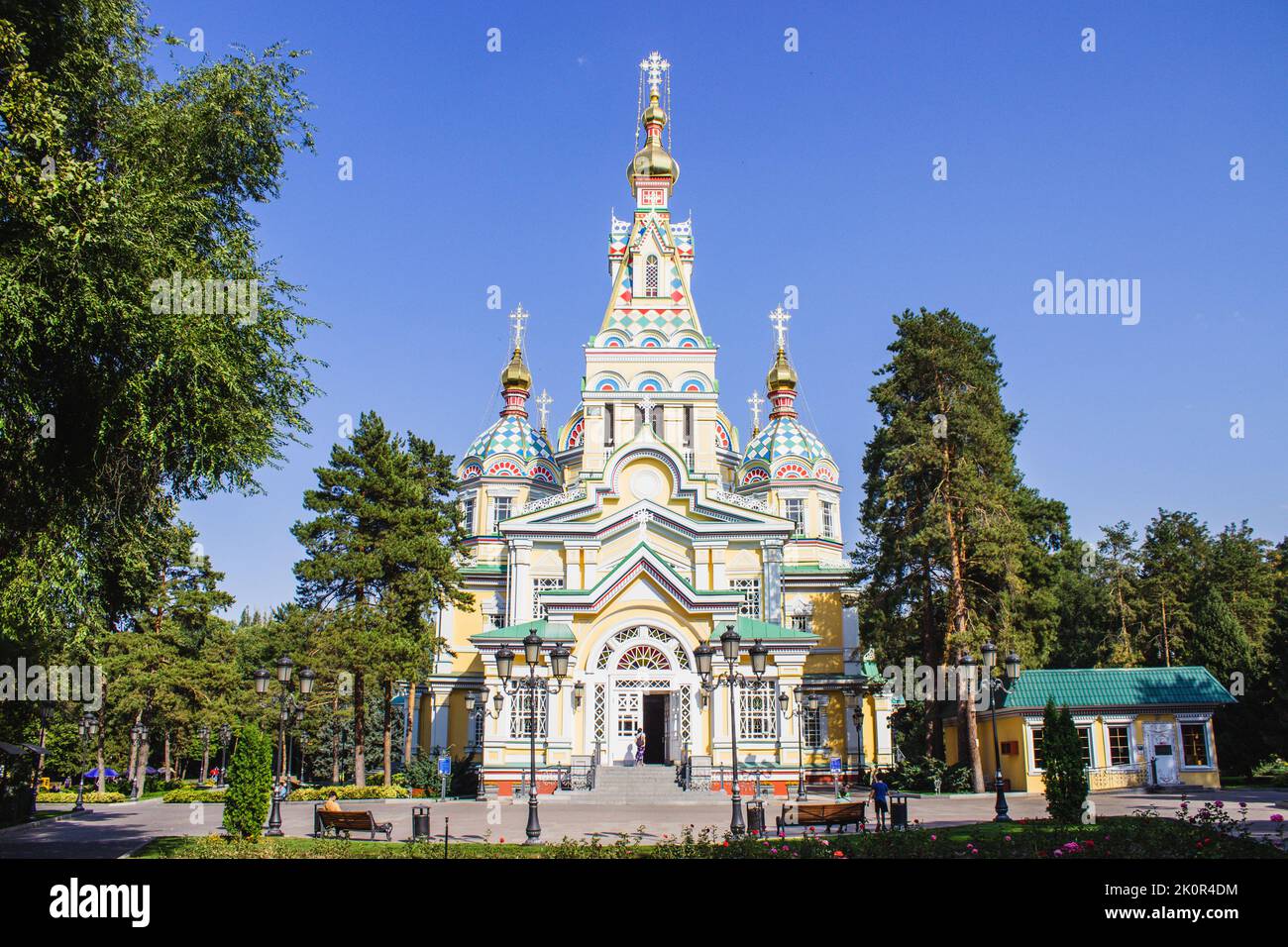 Ascension Cathedral, Russian Orthodox Cathedral in Almaty, Kazakhstan ...