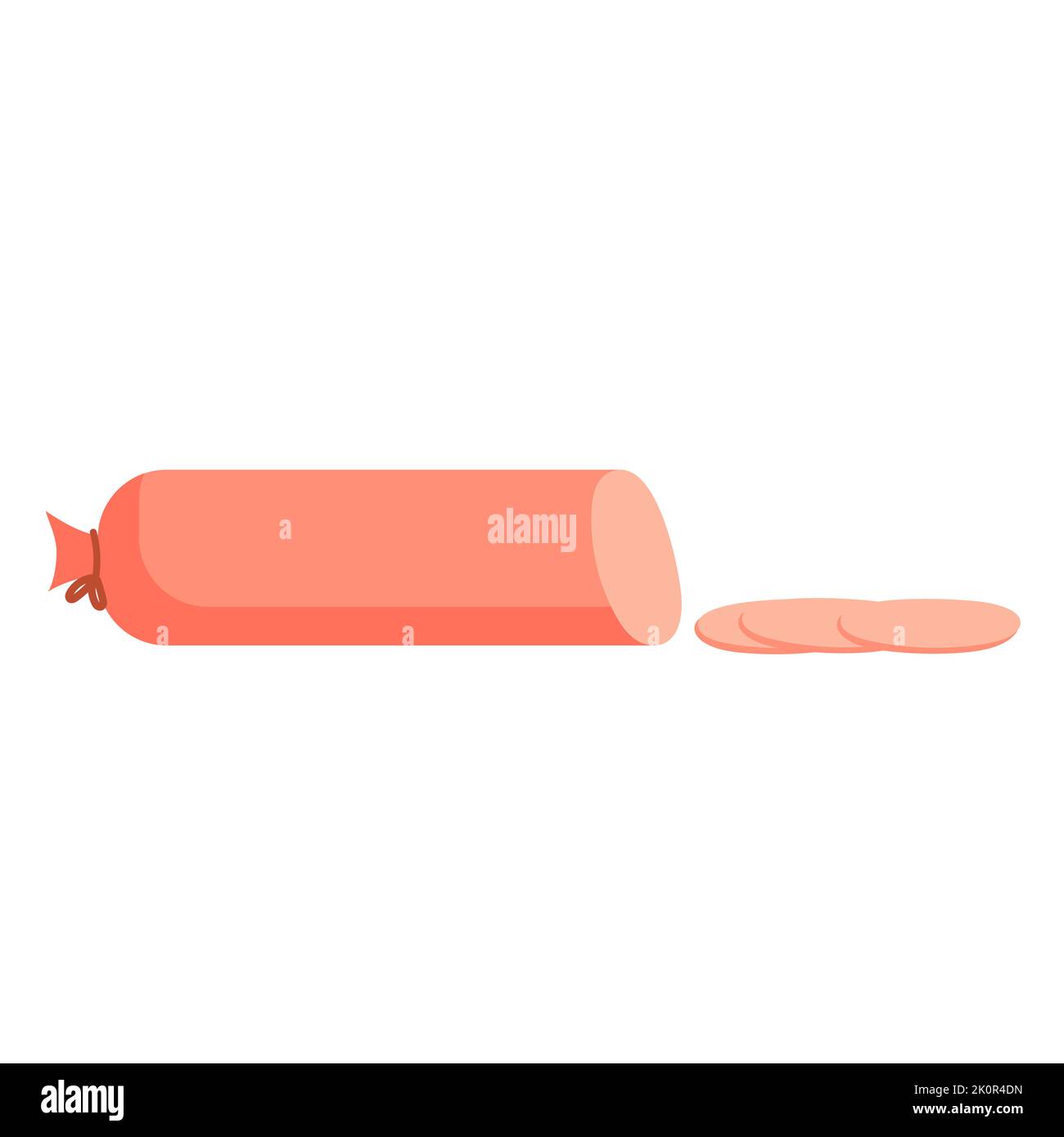 Sausage food meat and dinner icon vector illustration. Delicious ...