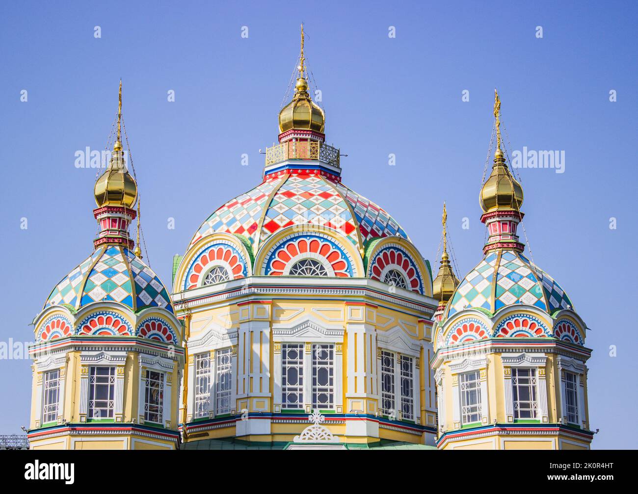 Ascension Cathedral, Russian Orthodox Cathedral in Almaty, Kazakhstan ...