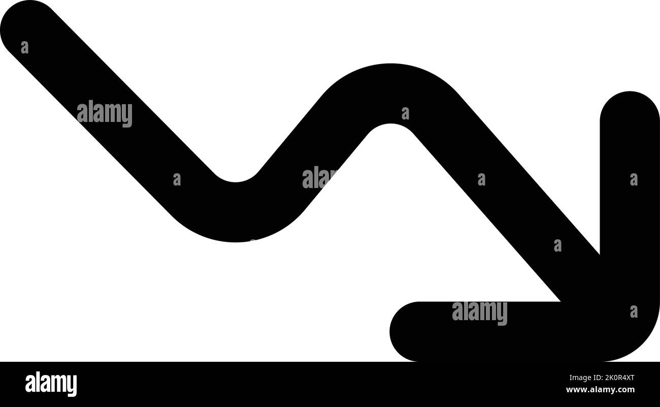 Directed down Stock Vector Images - Alamy