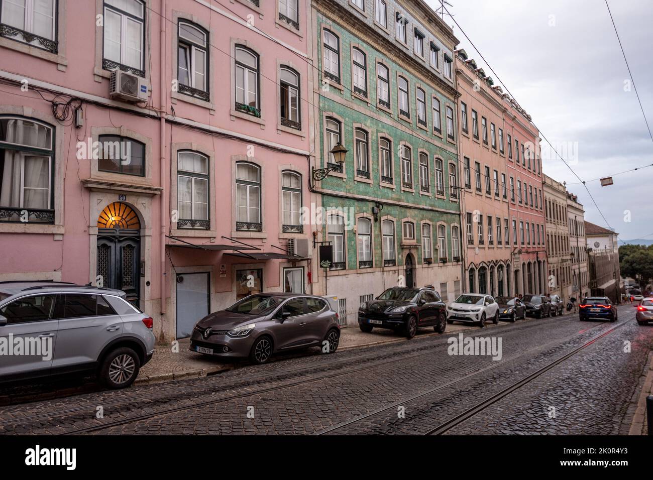 Lisbon, September 11th 2022: Street scene in Lisbon Stock Photo - Alamy