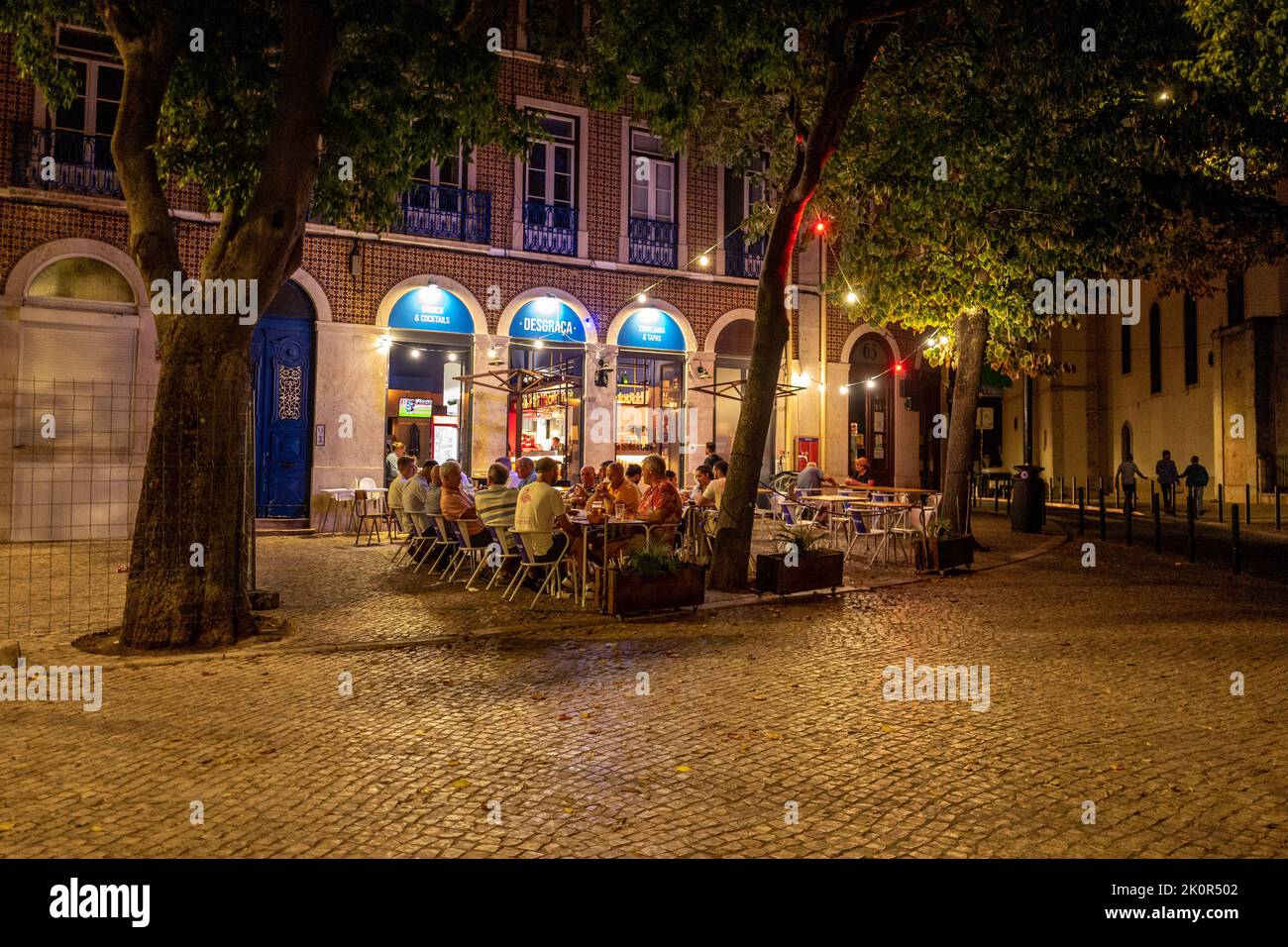 Lisbon, September 11th 2022: Street scene in Lisbon Stock Photo - Alamy