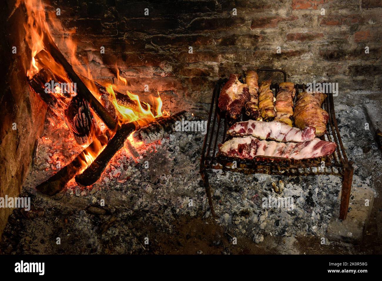 Traditional barbecue smoked beef hi-res stock photography and images ...