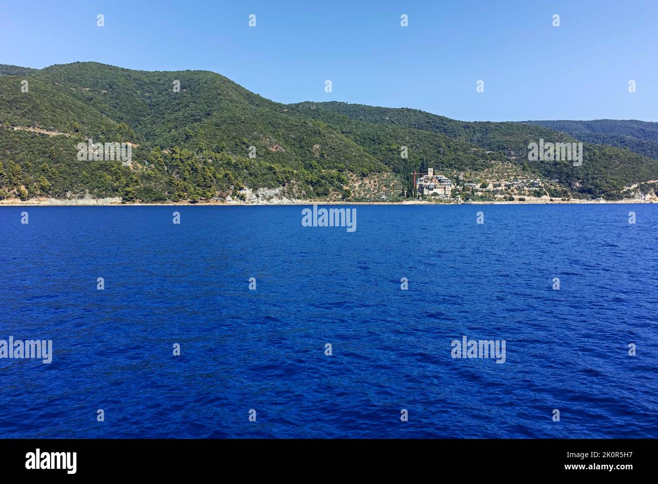 Amazing panorama of Mount Athos in Autonomous Monastic State of the ...