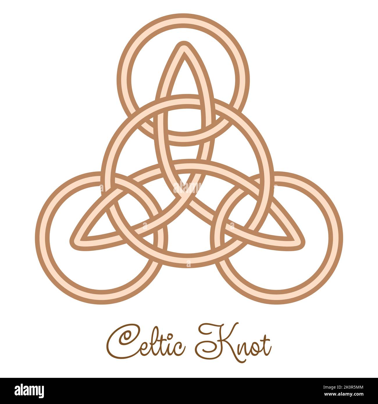 Celtic Trinity Knot. Pendant. Beige trendy, design with runes and sun ...