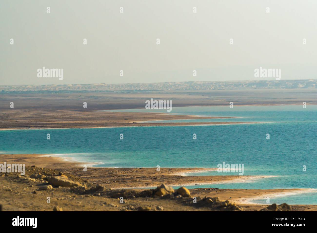 view of the Dead sea in Jordan. fresh blue water . High quality photo ...