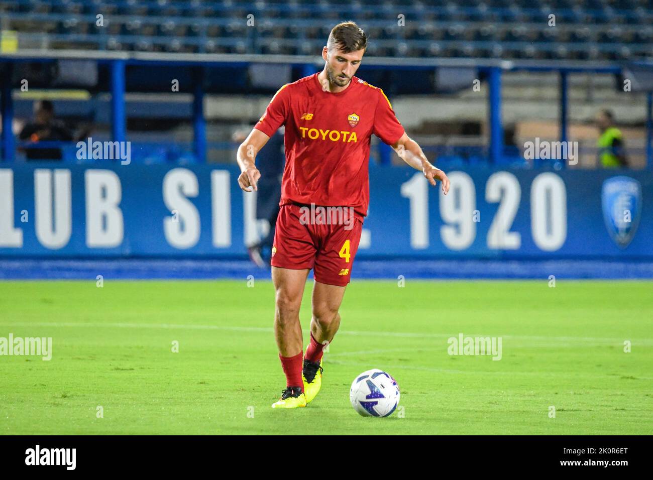 Empoli, Italy. 12th Sep, 2022. Roma's Brian Cristante during Empoli FC ...