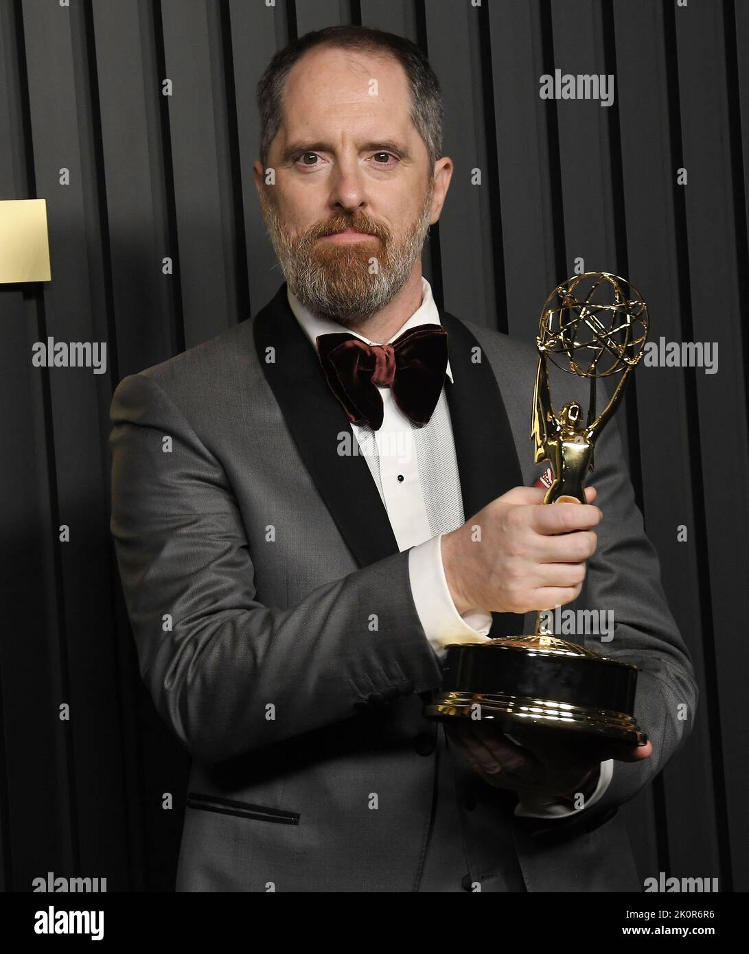 Los Angeles, CA, September 12, 2022. Brendan Hunt arrives at the Apple ...