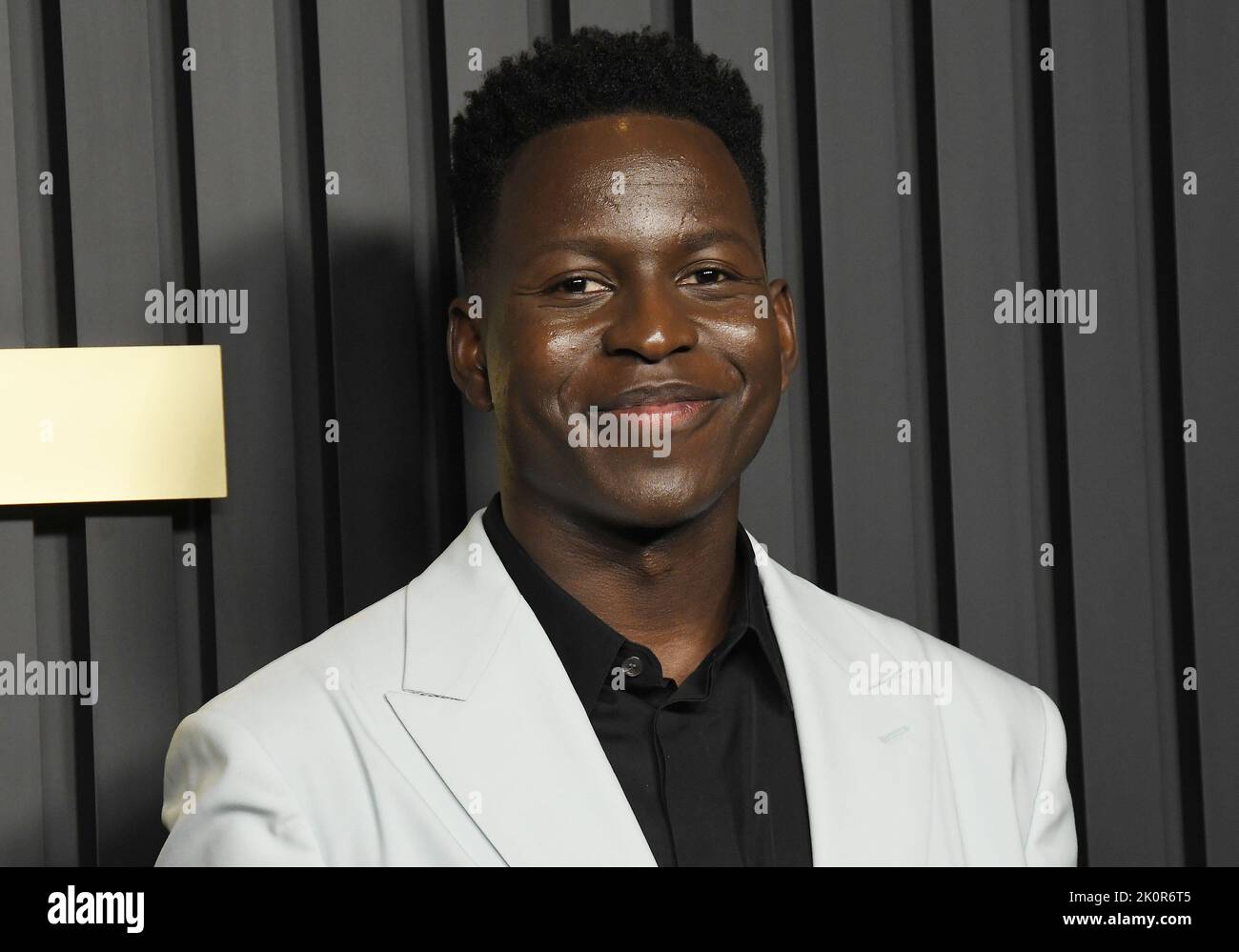 Los Angeles, CA, September 12, 2022. Toheeb Jimoh arrives at the Apple ...