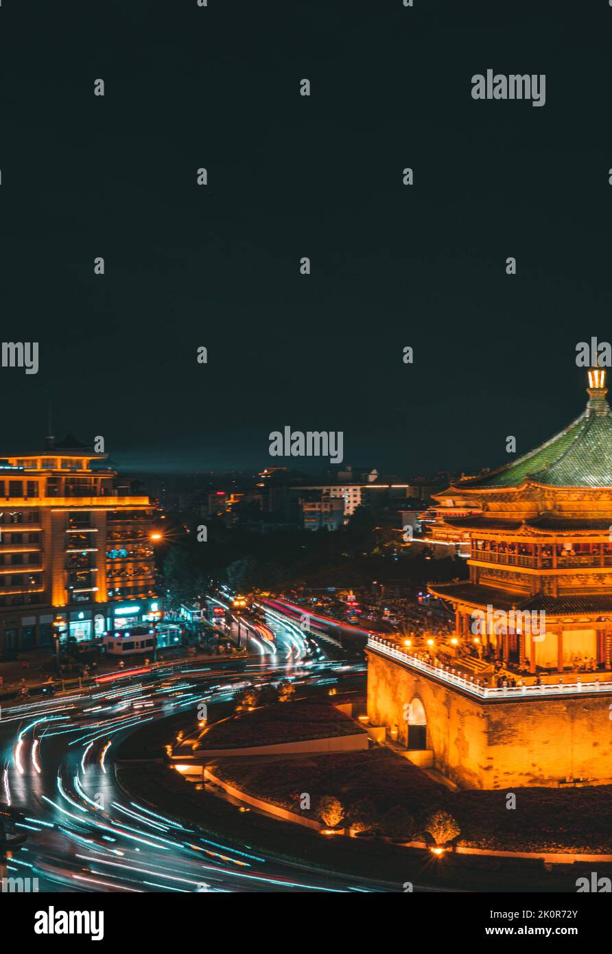 Xian city urban view buildings hi-res stock photography and images - Alamy