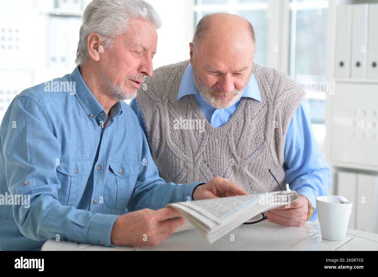 Old men discussing hi-res stock photography and images - Alamy