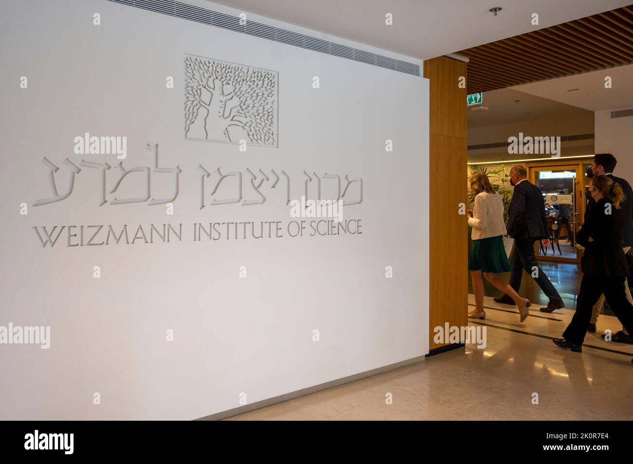 Rehovot, Israel. 13th Sep, 2022. In a building in the Weizmann ...