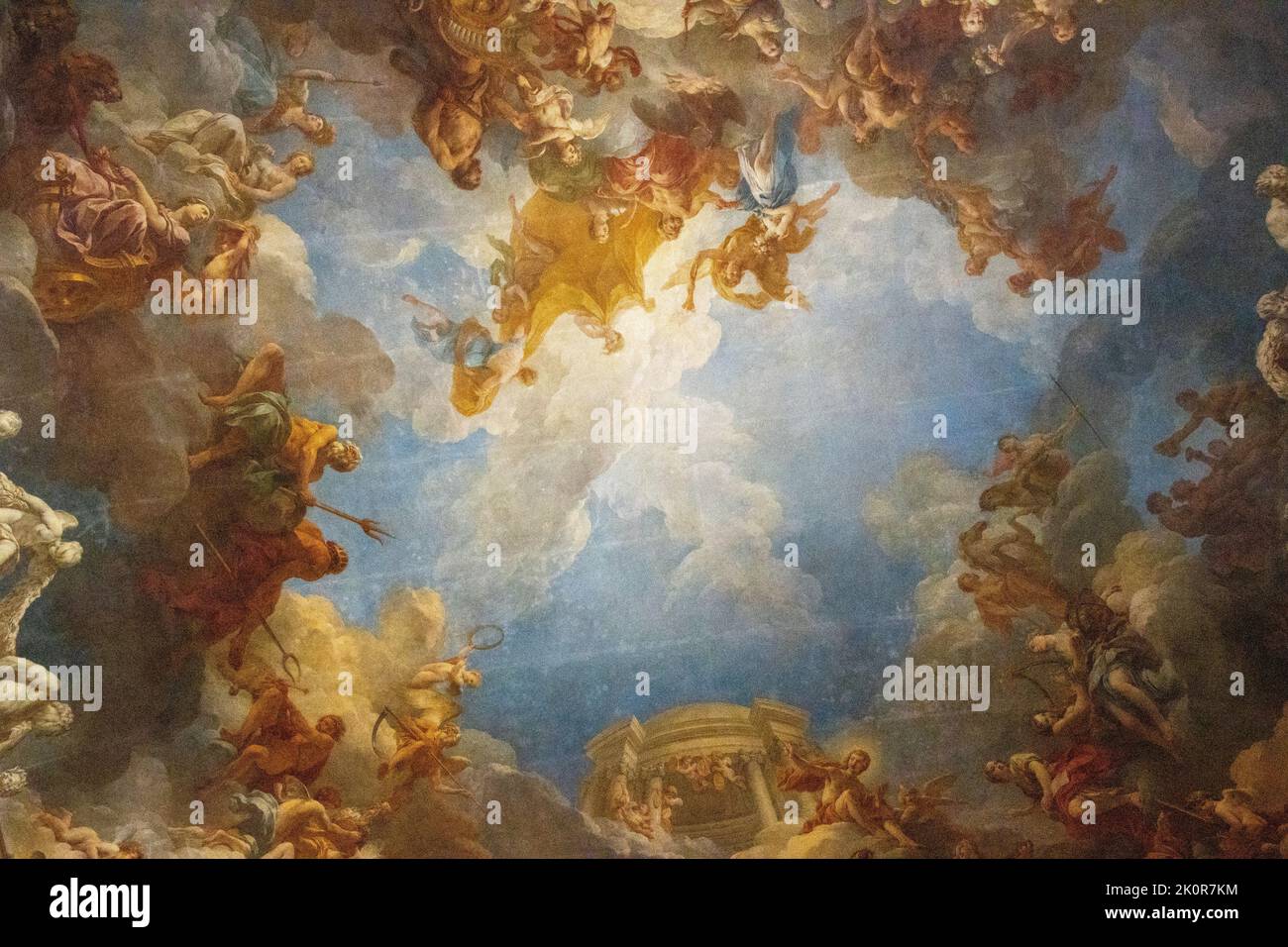 Hercules drawing room or Salon ceiling painting at the Palais Royale ...