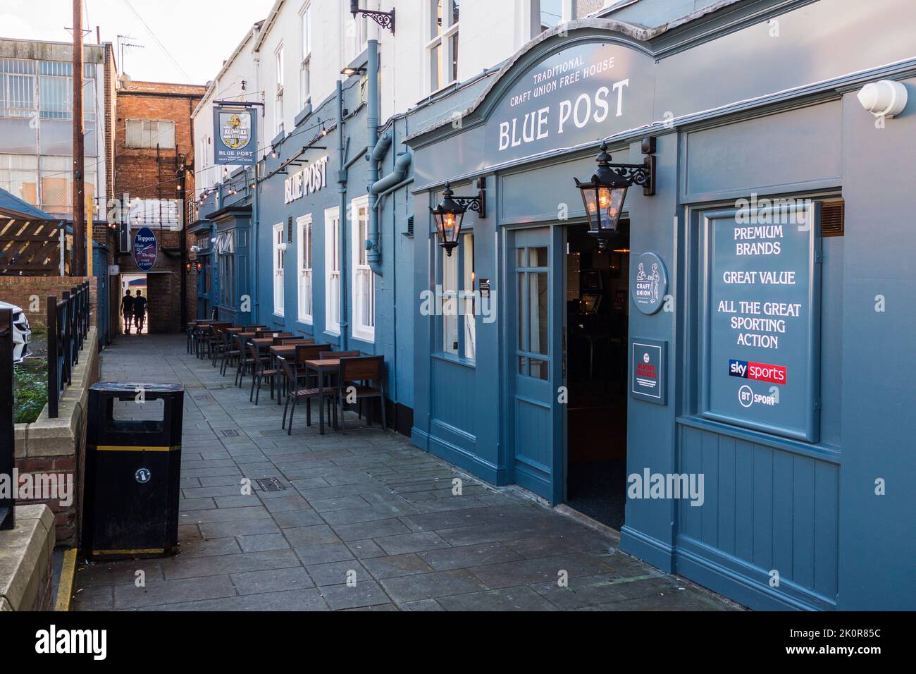 The Blue Post pub in Stockton on Tees, England, UK Stock Photo - Alamy