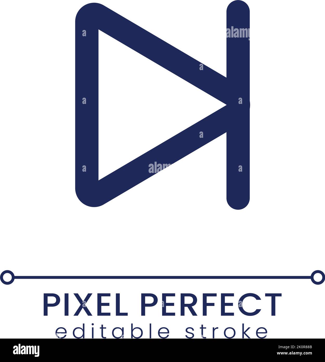 End stroke Stock Vector Images - Alamy