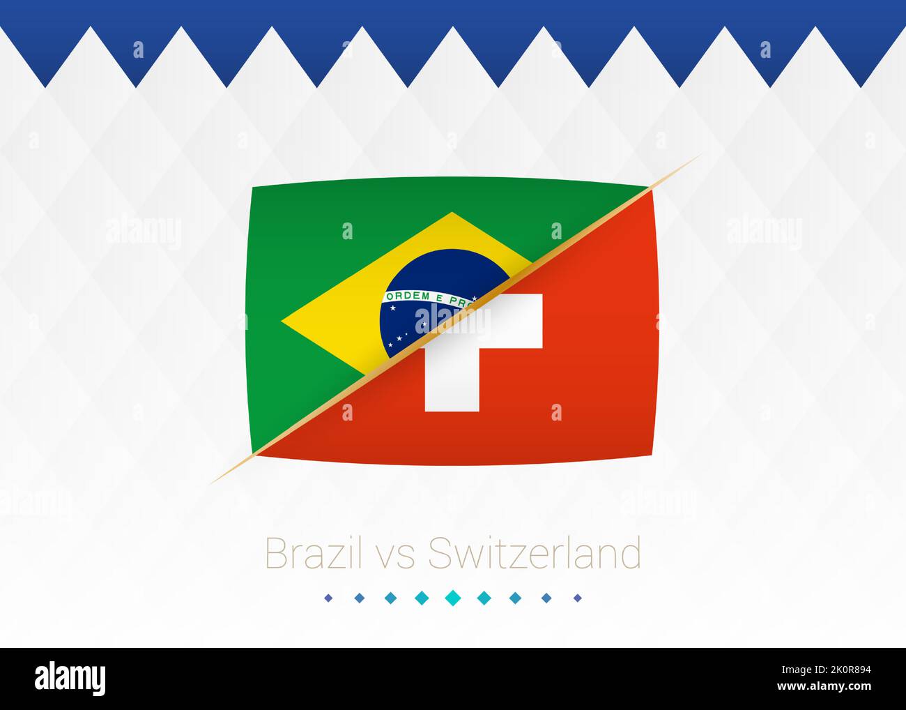 National football team Brazil vs Switzerland. Soccer 2022 match versus ...