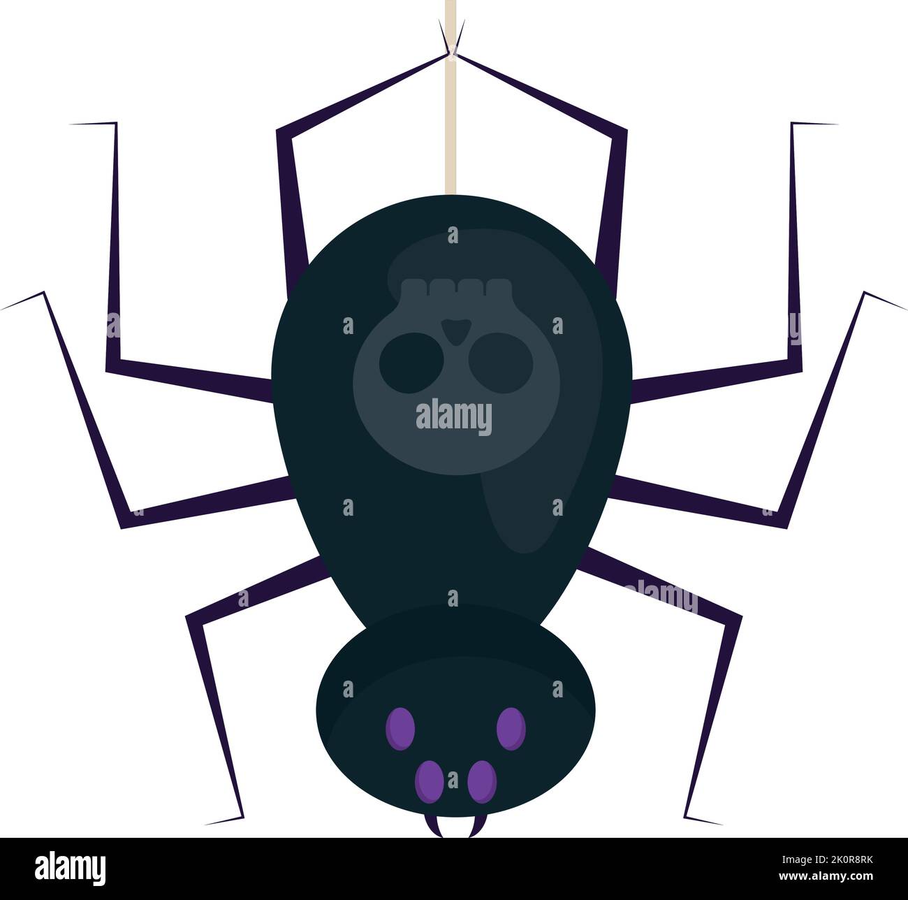 spooky spider icon Stock Vector Image & Art - Alamy