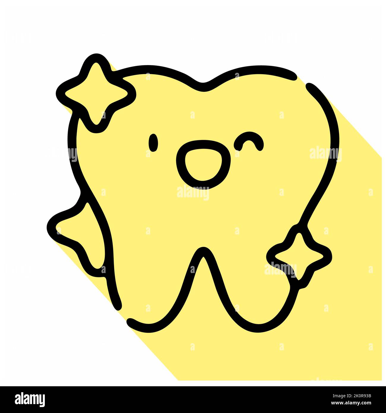 tooth icon isolated on white background from dentist collection. tooth ...