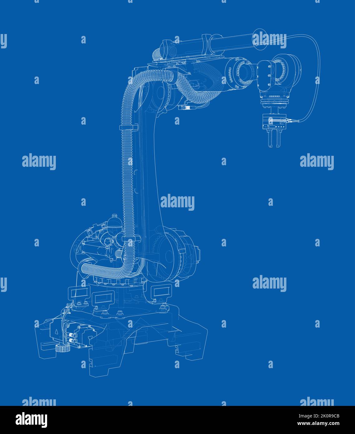 Industrial robot manipulator Stock Vector Image & Art - Alamy