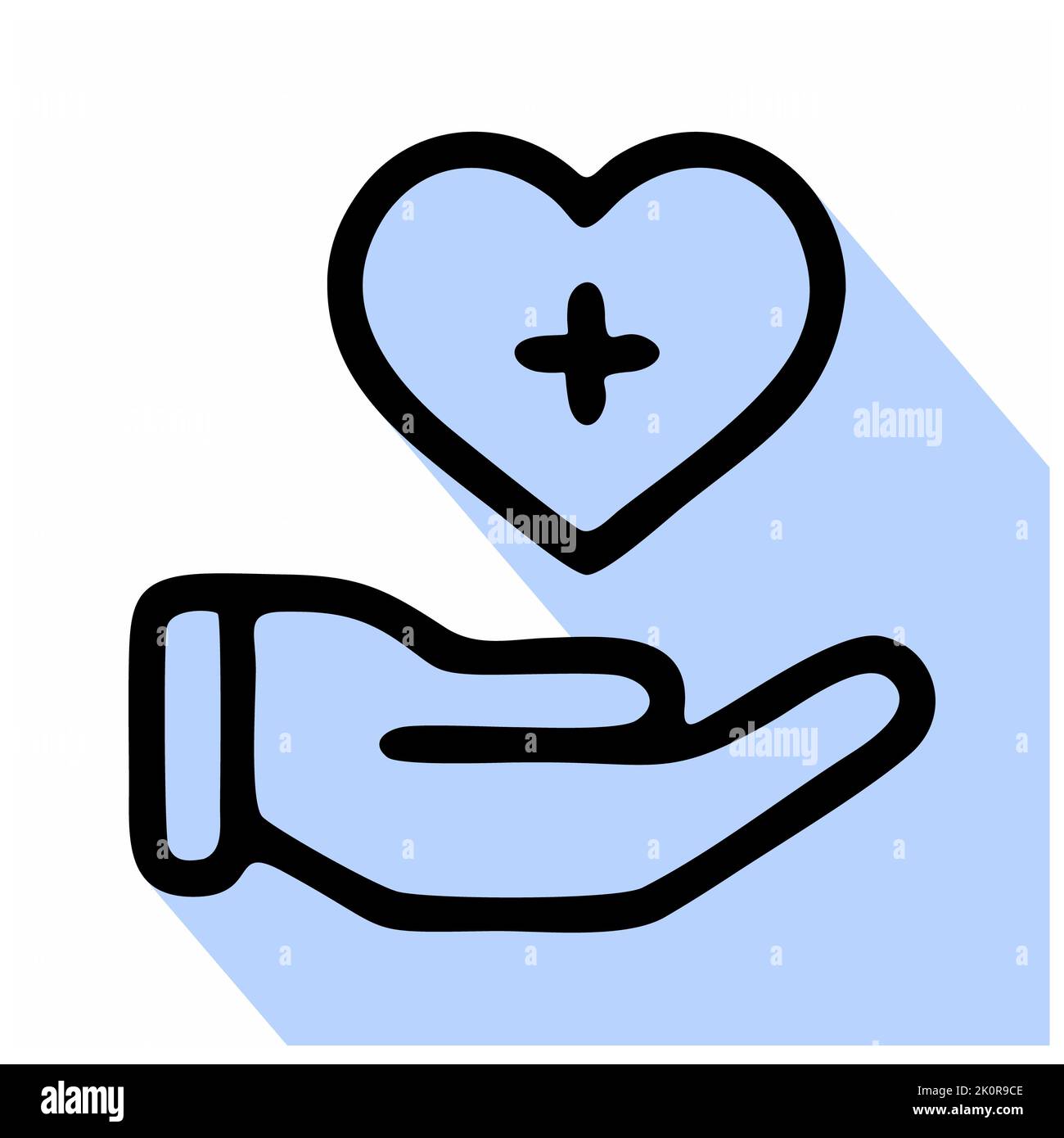 care icon isolated on white background from old age collection. care ...