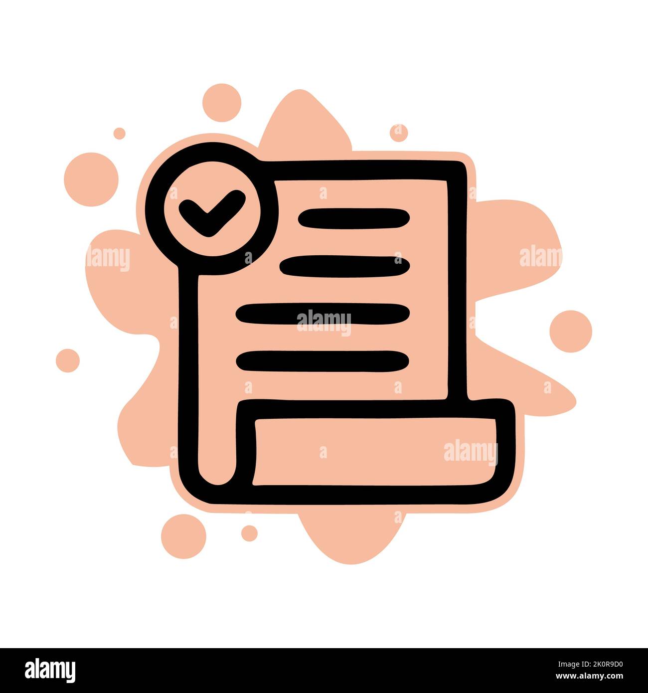 check icon isolated on white background from business and office ...