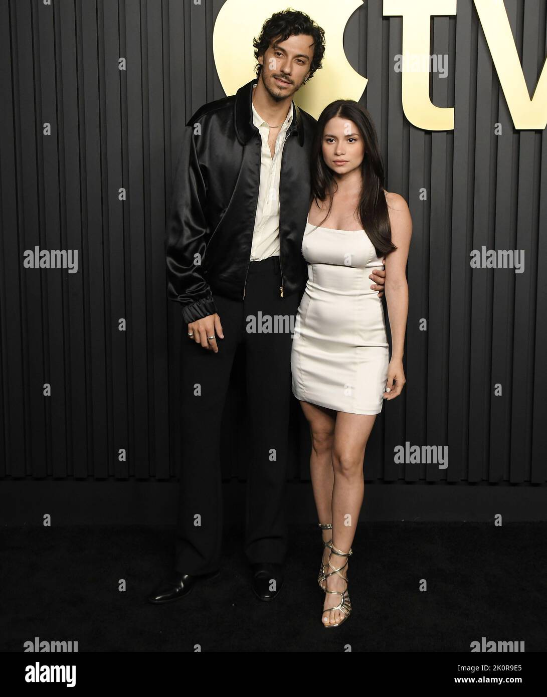 (L-R) Rafael Cebrián and Camila Perez at the Apple TV+ Primetime Emmy ...