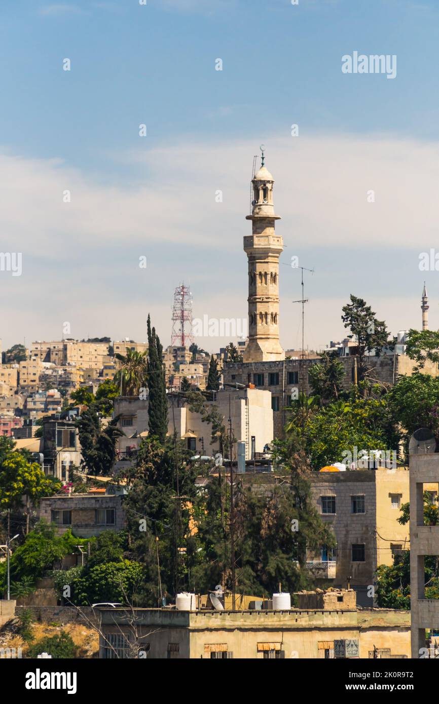 Amman - the capital and the largest city of Jordan. High quality photo ...
