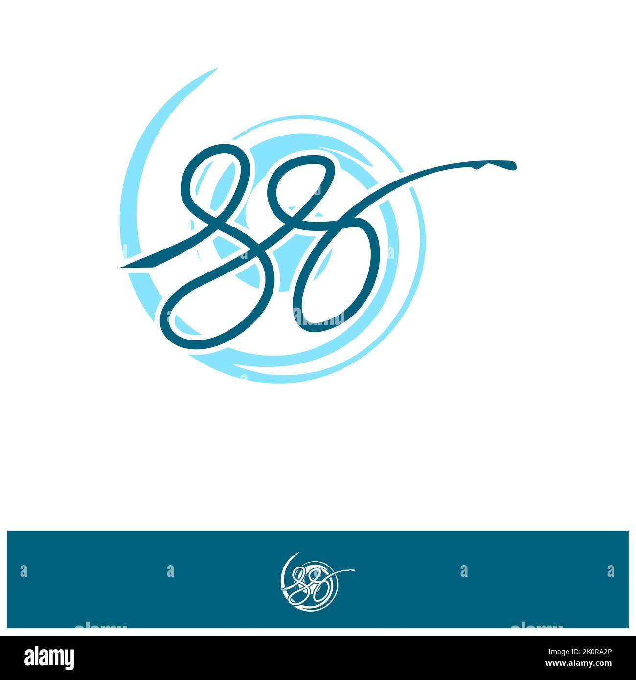 Circle logo and symbol vector hi-res stock photography and images - Alamy